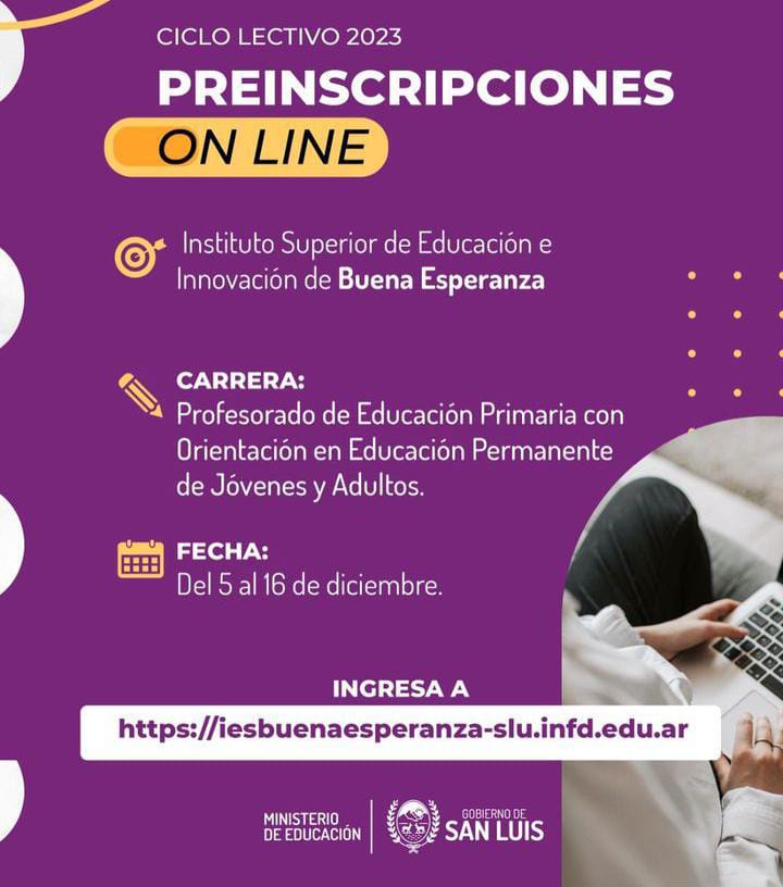 Pre Inscripciones 2023 Instituto Superior De Educación E Innovación